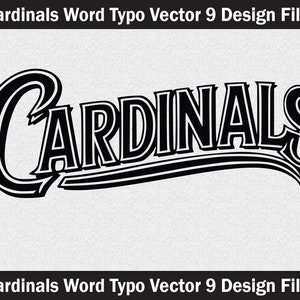 Cardinals Svg,cardinals Mascot Svg,cardinals Cut File,cardinals Vector ...