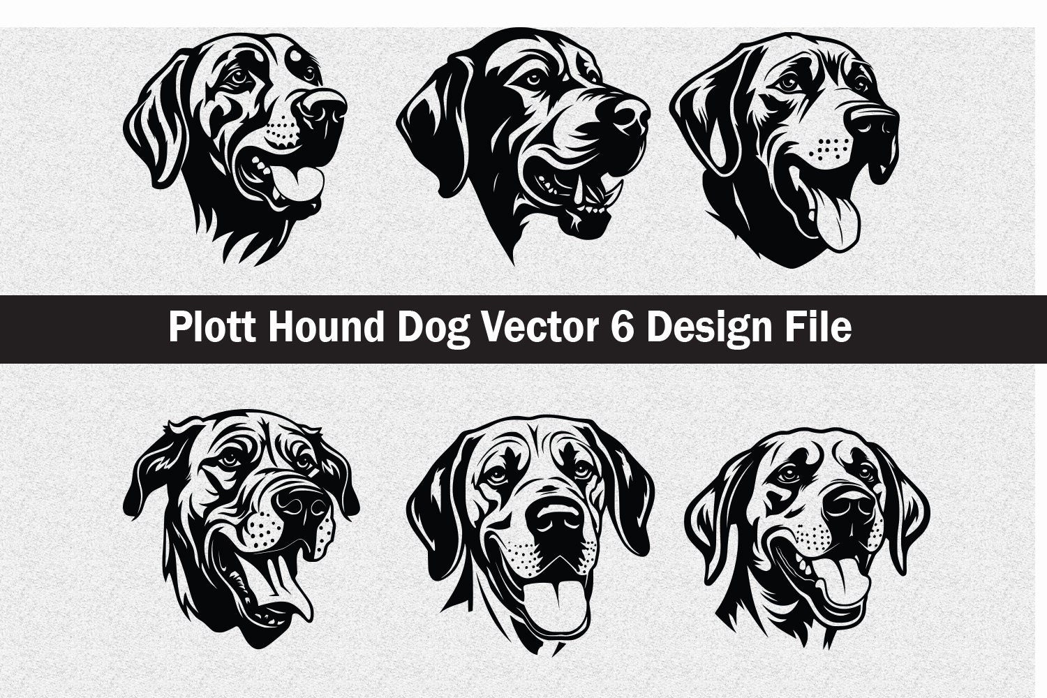 Plott Hound Dog Breed Silhouette Svg ,plott Hound Dog Svg,dog ...