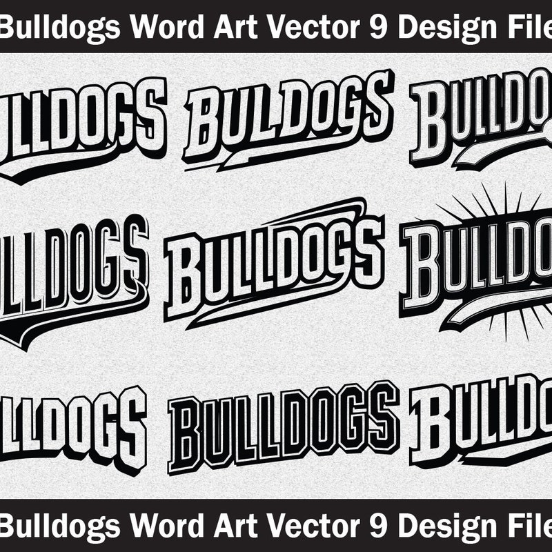 Bulldog Svg - Etsy