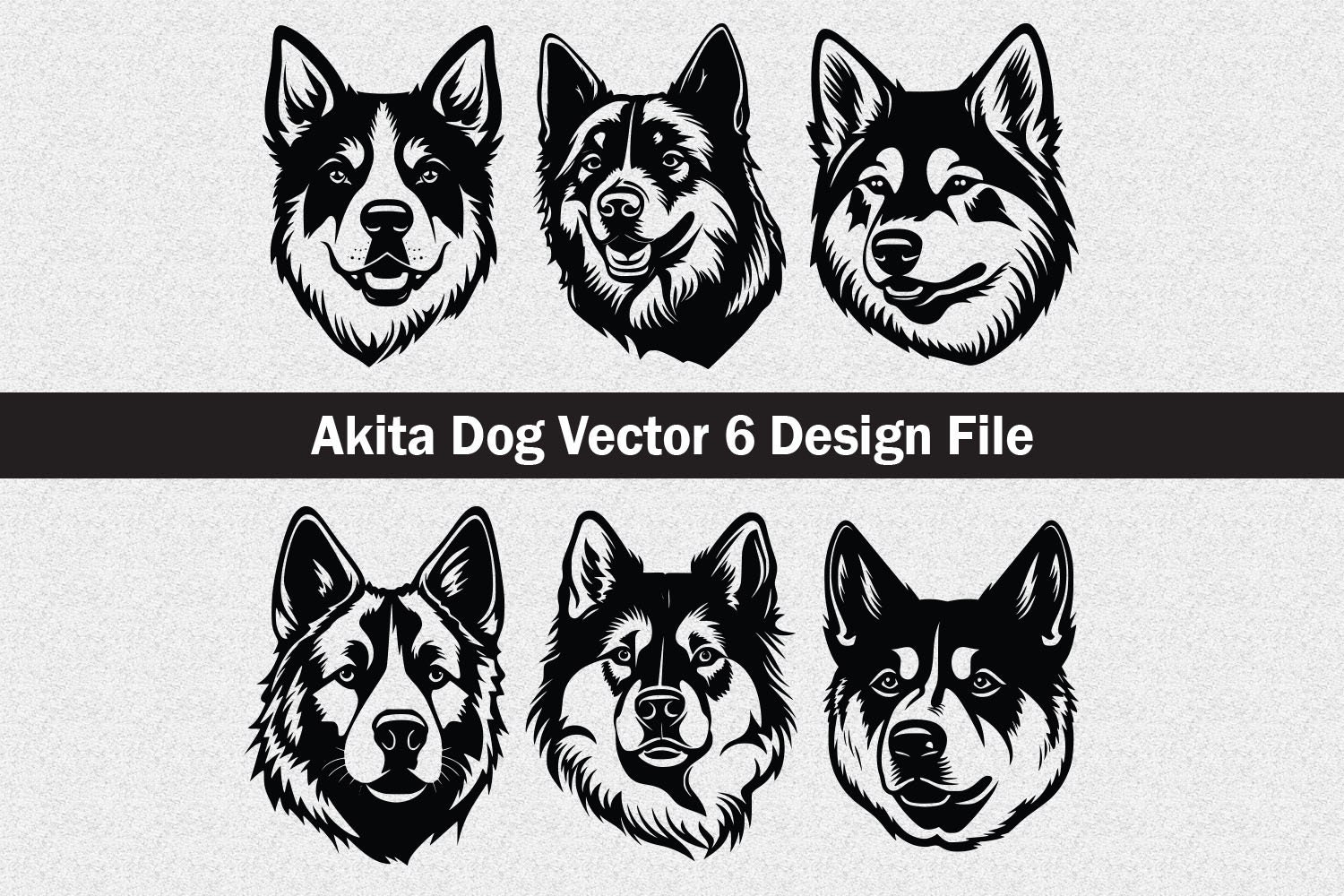 Akita Dog Head Silhouette Svg ,akita Svg,pug Silhouette ,akita Svg,dog ...