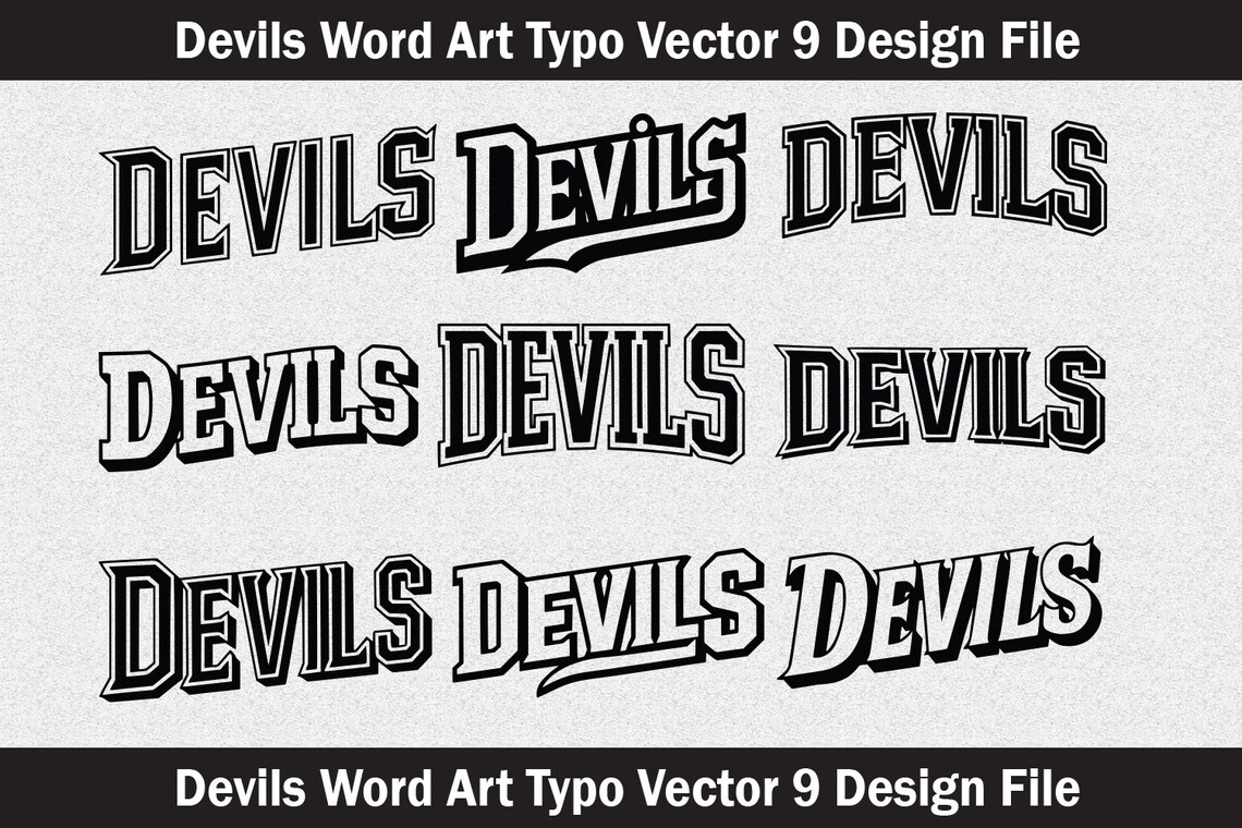 Devils Svg,devils Mascot Svg,devils Cut File,devils Vector,devils Word ...