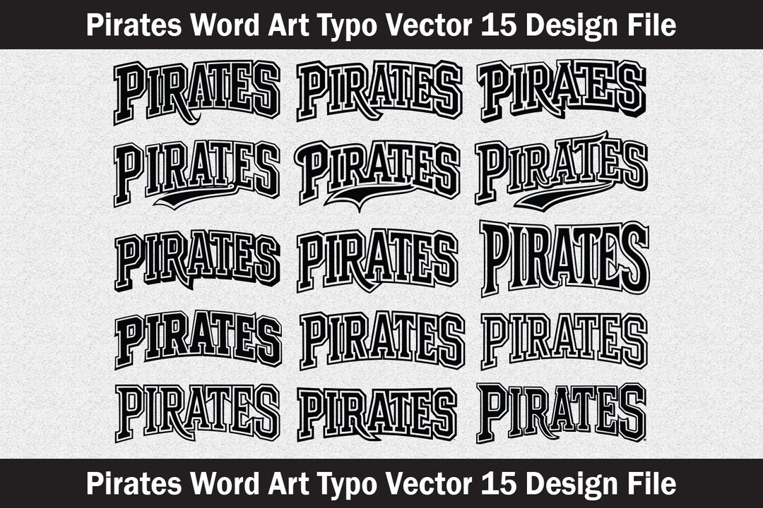 Pirates Svg,pirates Mascot Svg,pirates Cut File,pirates Vector,pirates ...