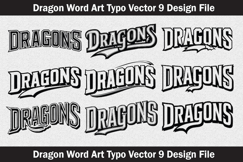 Dragons Svg,dragons Mascot Svg,dragons Cut File,dragons Vector,dragons ...