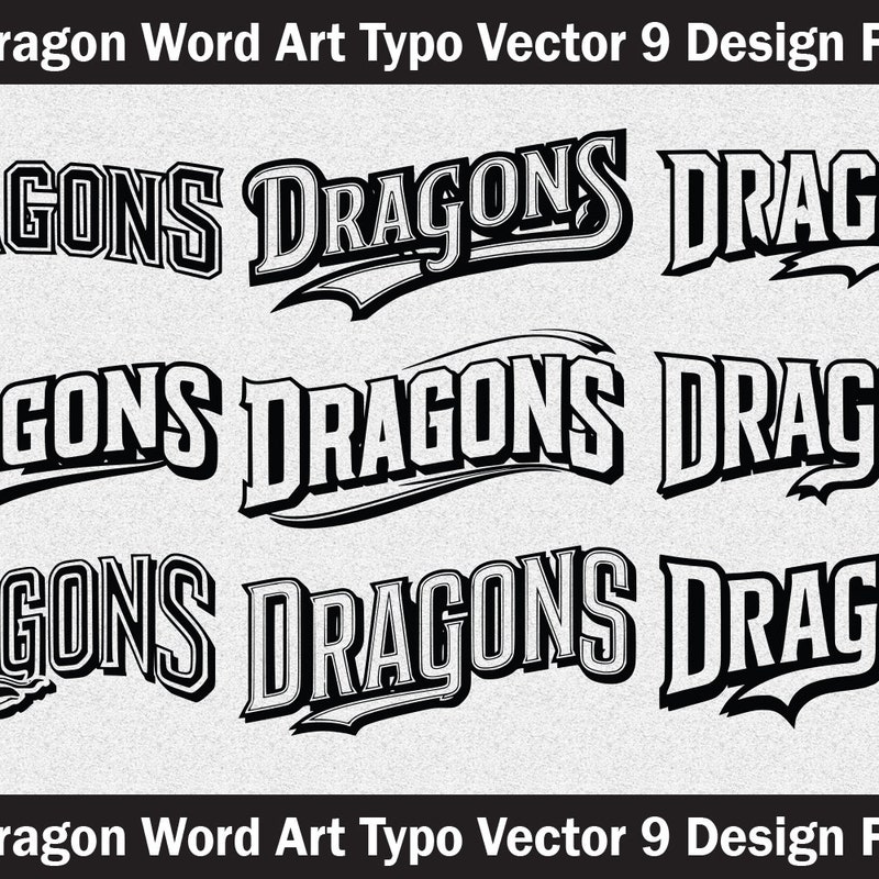 Dragon Svg - Etsy