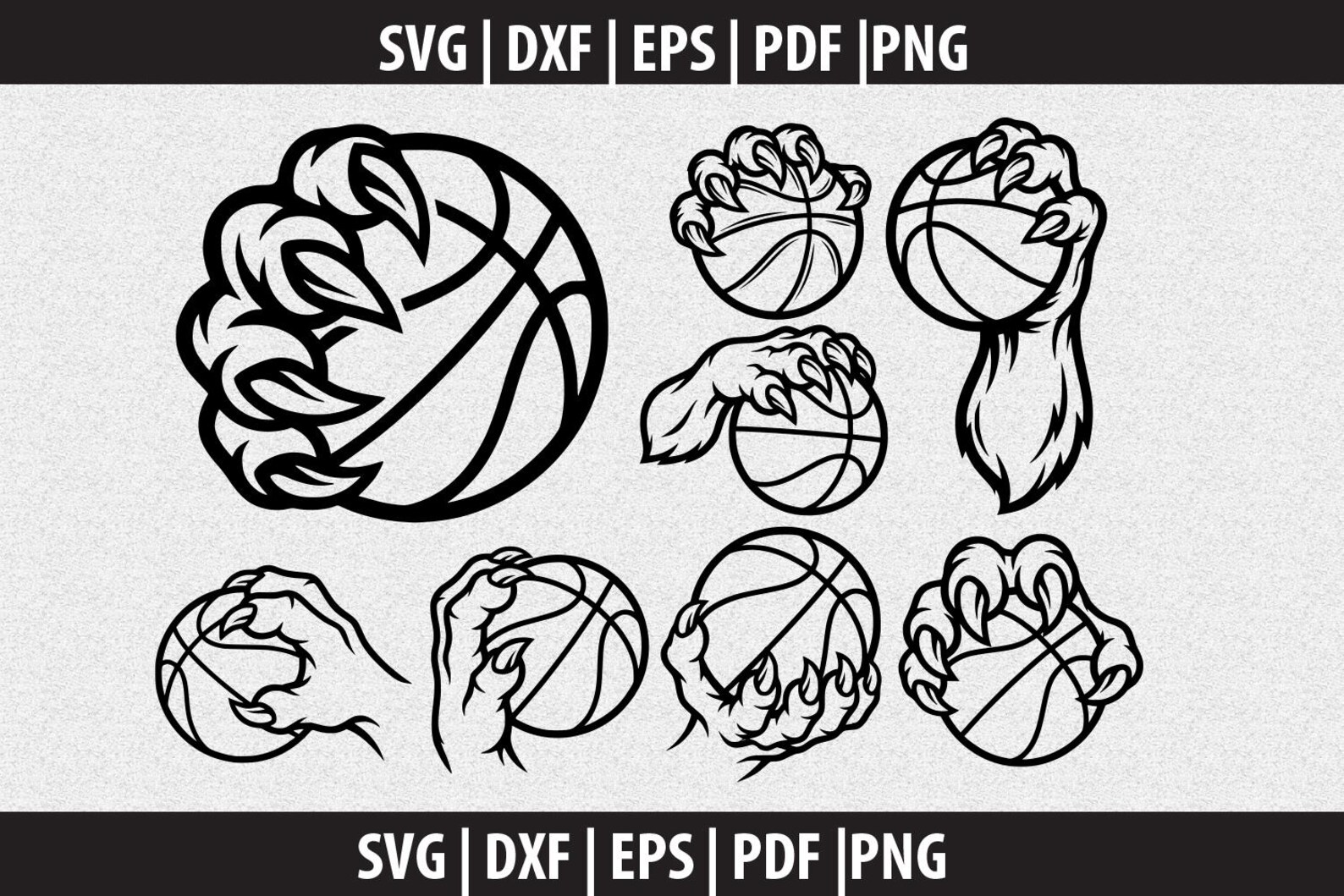 Wildcats Basketball Claw SVG, PNG, Clipart Bundle (digital Download) - Etsy