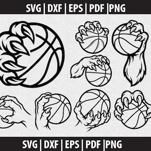 Wildcats Basketball Claw SVG, PNG, Clipart Bundle (digital Download) - Etsy