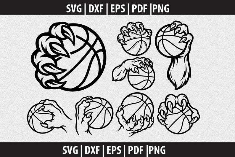 Wildcats Basketball Claw SVG, PNG, Clipart Bundle (digital Download) - Etsy