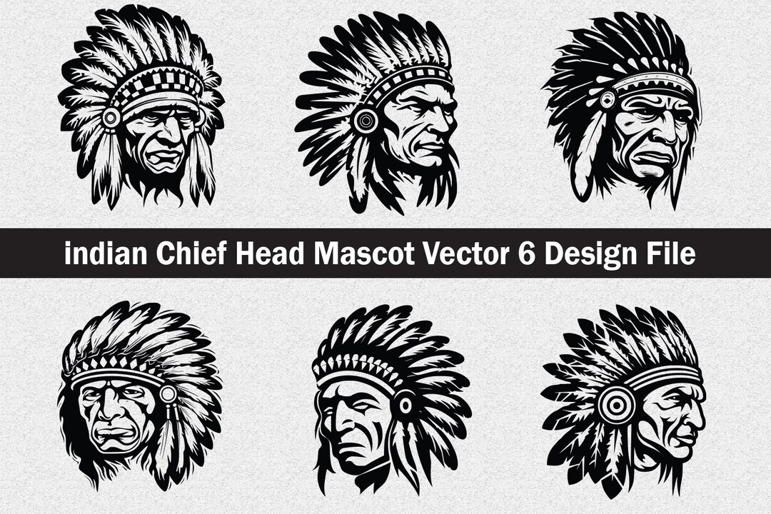 Jefe cabeza silueta svg, jefe indio svg, jefe silueta, jefe svg, jefe ...