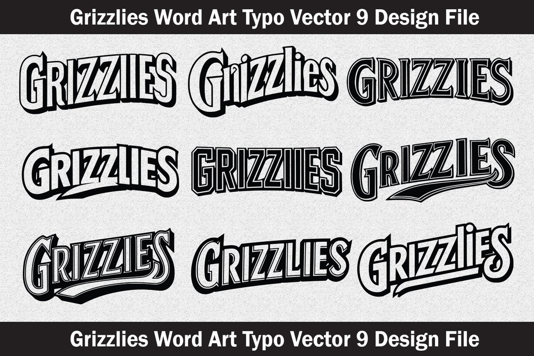 Grizzlies Svg,grizziles Mascot Svg,grizziles Cut File,grizziles Vector ...