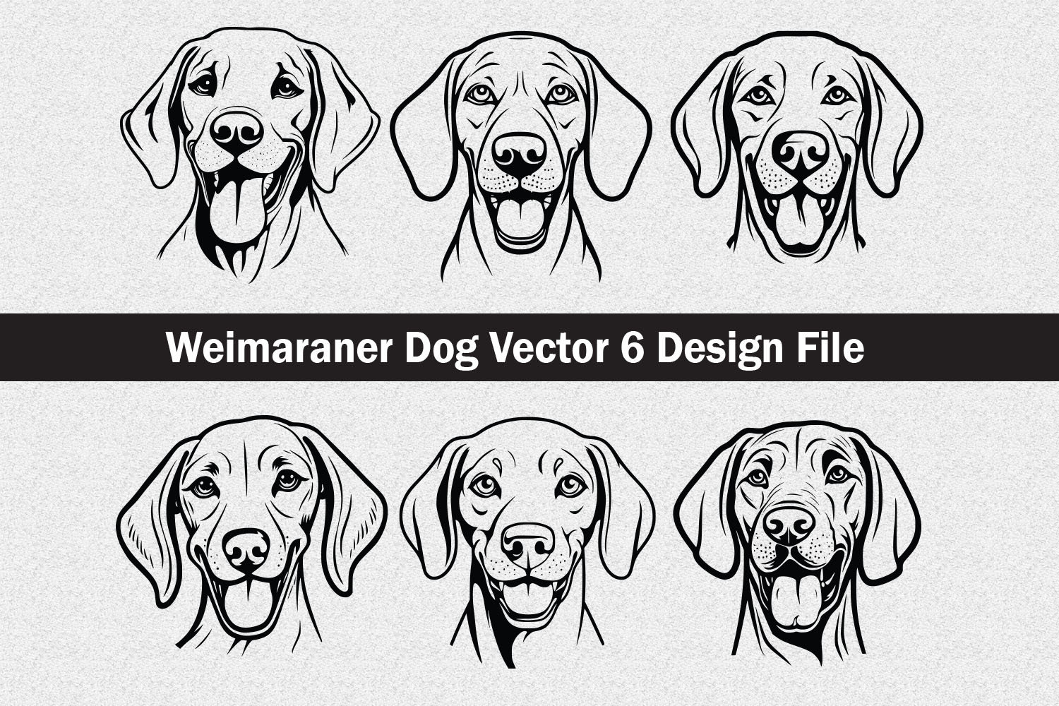 Weimaraner Dog Head Silhouette Svg weimaraner Svgweimaraner - Etsy