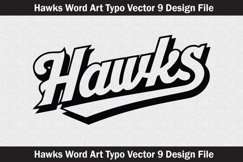 Hawks Svg,hawks Mascot Svg,hawks Cut File,hawks Vector,hawks Word Art ...