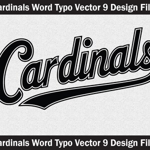 Cardinals Svg,cardinals Mascot Svg,cardinals Cut File,cardinals Vector ...