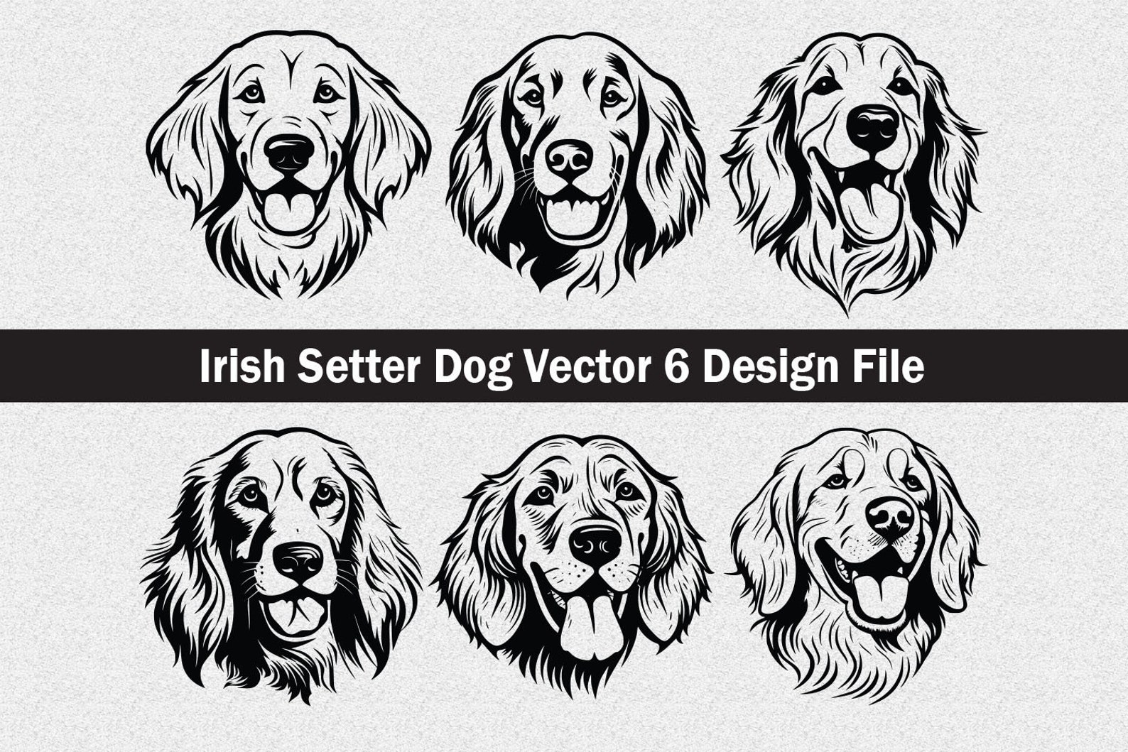 Irish Setter Dog Head Silhouette Svg ,irish Setter Dog Svg,dog Cut ...