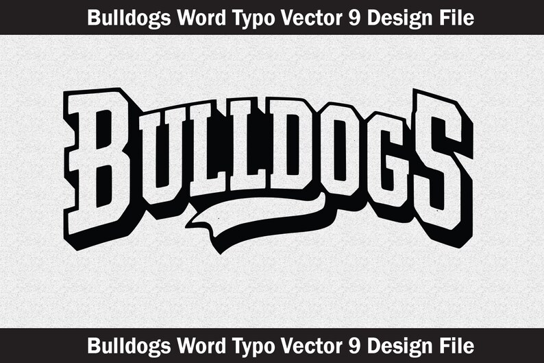 Bulldogs Svg,bulldogs Mascot Svg,bulldogs Cut File,bulldogs Vector ...
