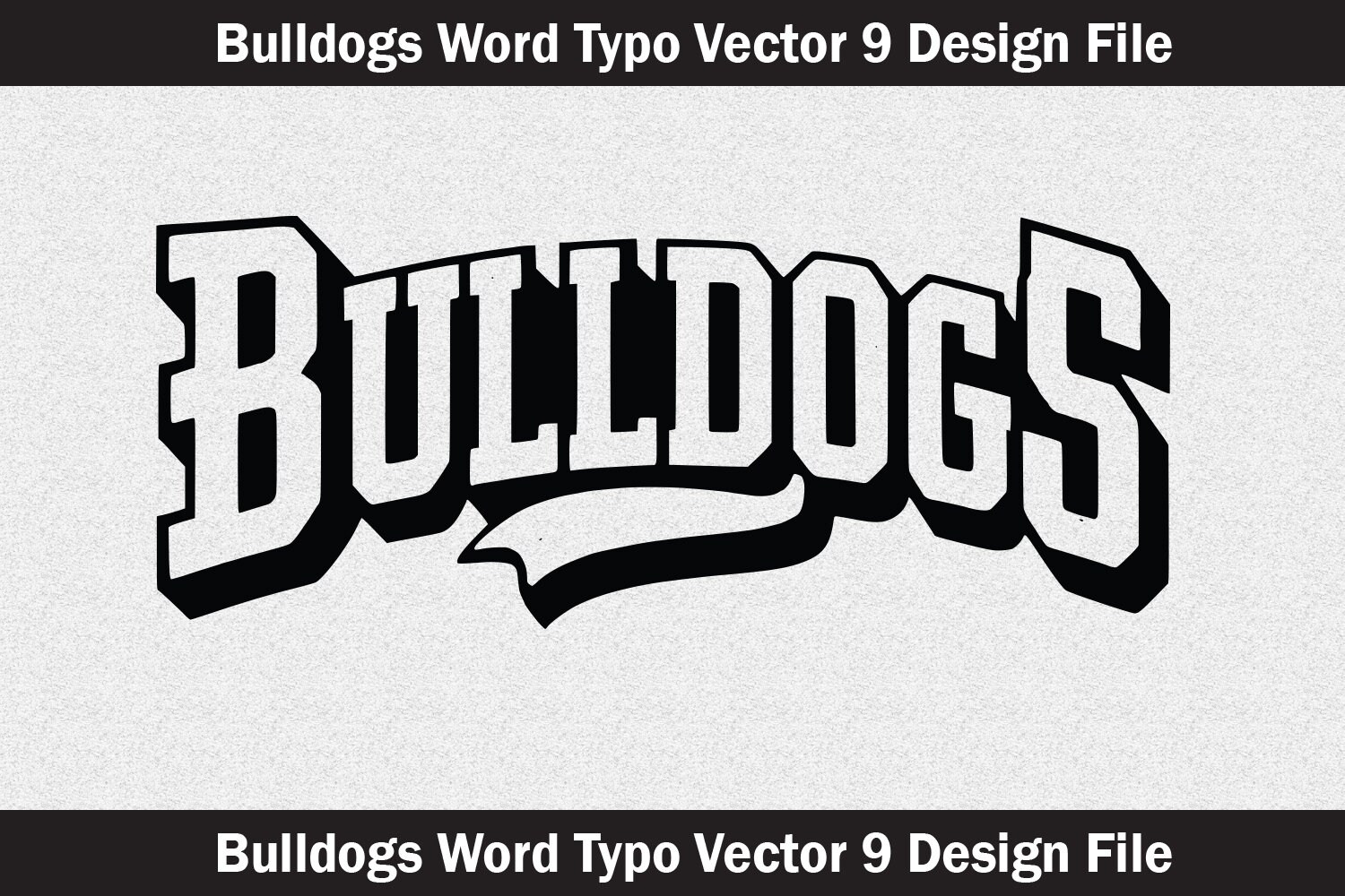 Bulldogs Mascot SVG, Typography Word Art (digital Download) - Etsy
