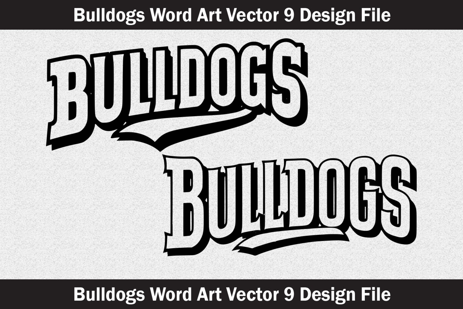 Bulldogs Mascot SVG, Typography Word Art (digital Download) - Etsy