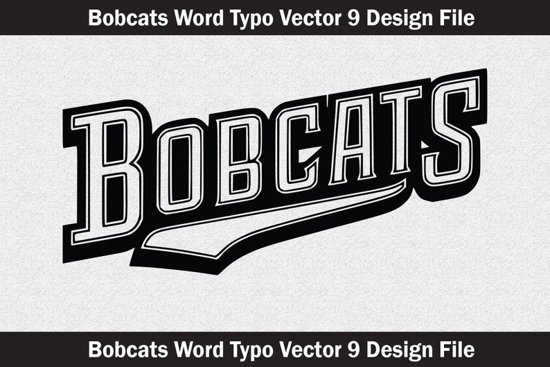 Bobcats Typography SVG, Mascot Word Art (digital Download) - Etsy