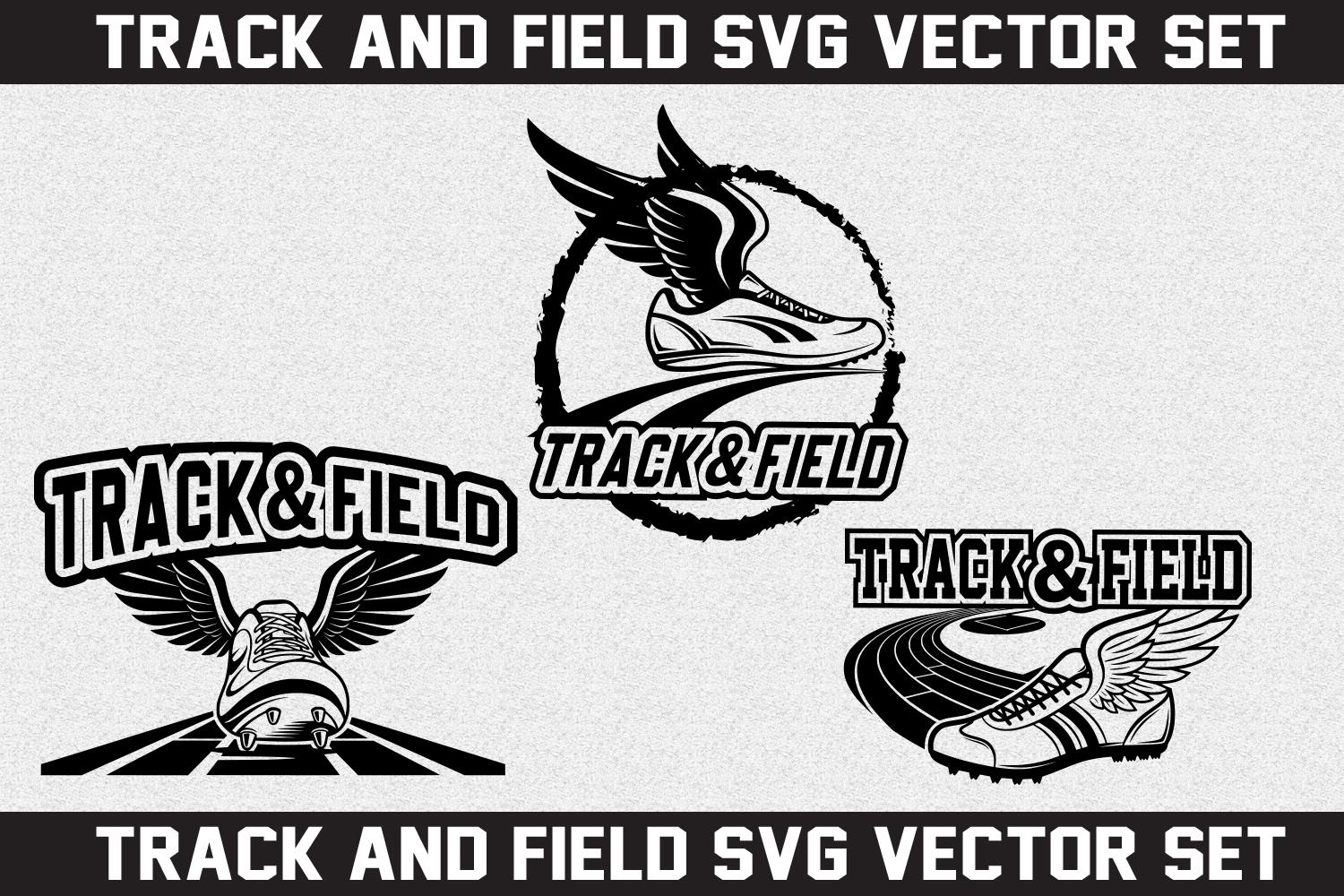 Track and Field Shoe Winged Svg Cut File Logo PNG Clipart Vector Design ...
