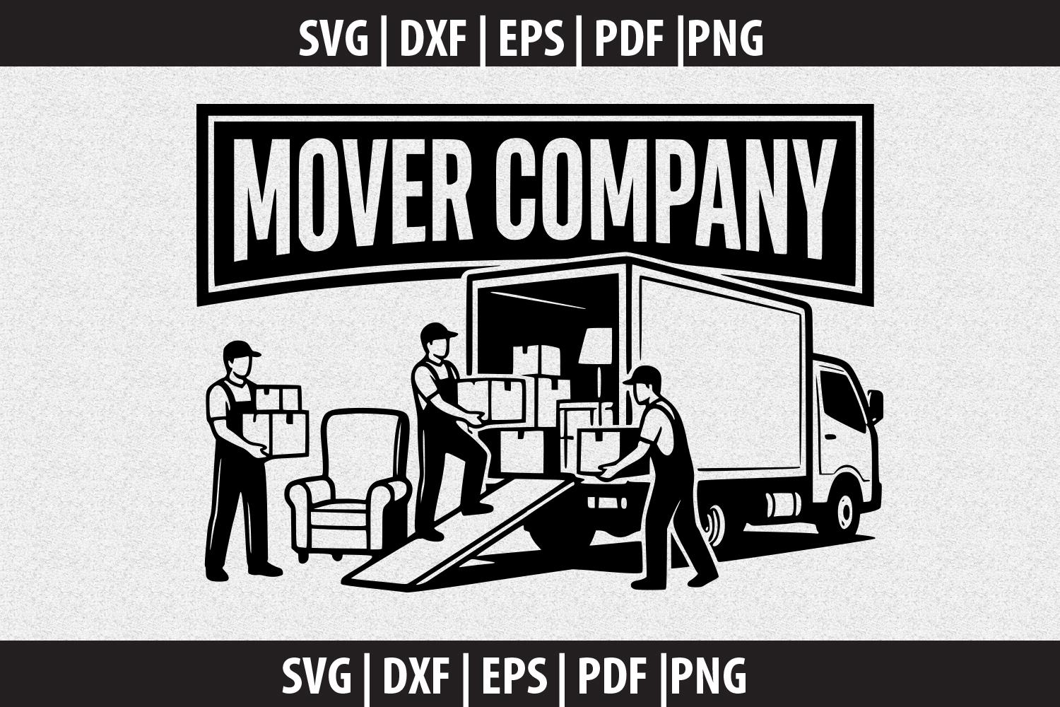 Funny Mover SVG, Moving Humor PNG, Sarcastic Mover Clipart Black White ...
