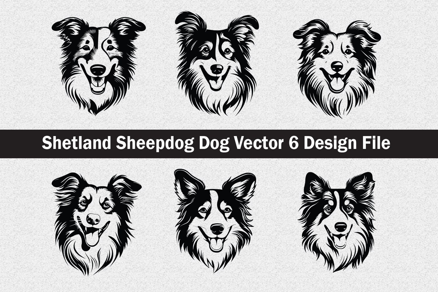Shetland Sheepdog Dog Silhouette Svg shetland Sheepdog Dog - Etsy