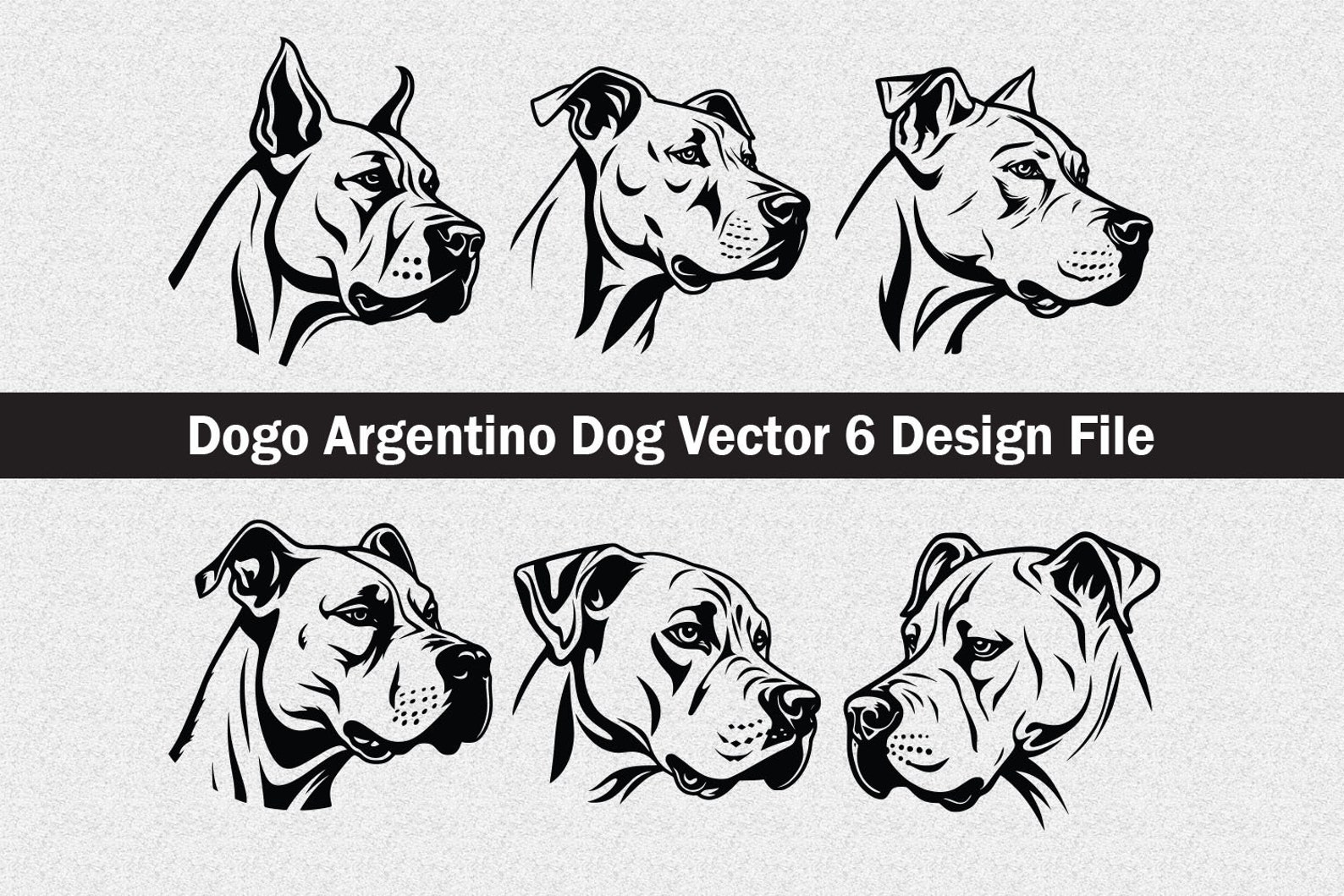 Dogo Argentino Dog Head Silhouette Svg ,dogo Argentino Svg,dogo ...