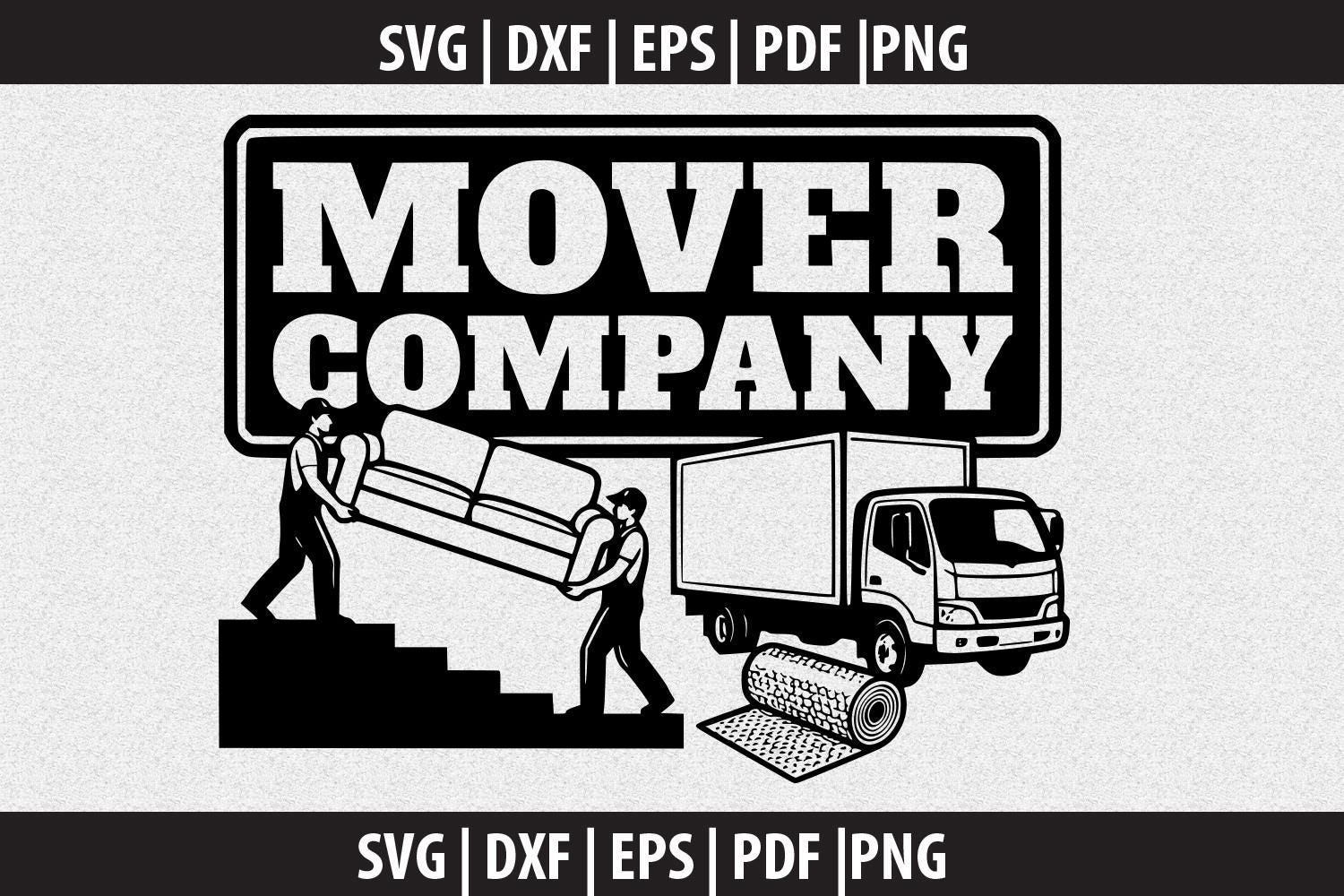 New Home Mover SVG, Home Moving PNG, Moving Day Clipart Black White ...