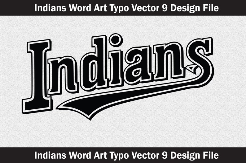 Indians Svg,indians Mascot Svg,indians Cut File,indians Vector,indians ...