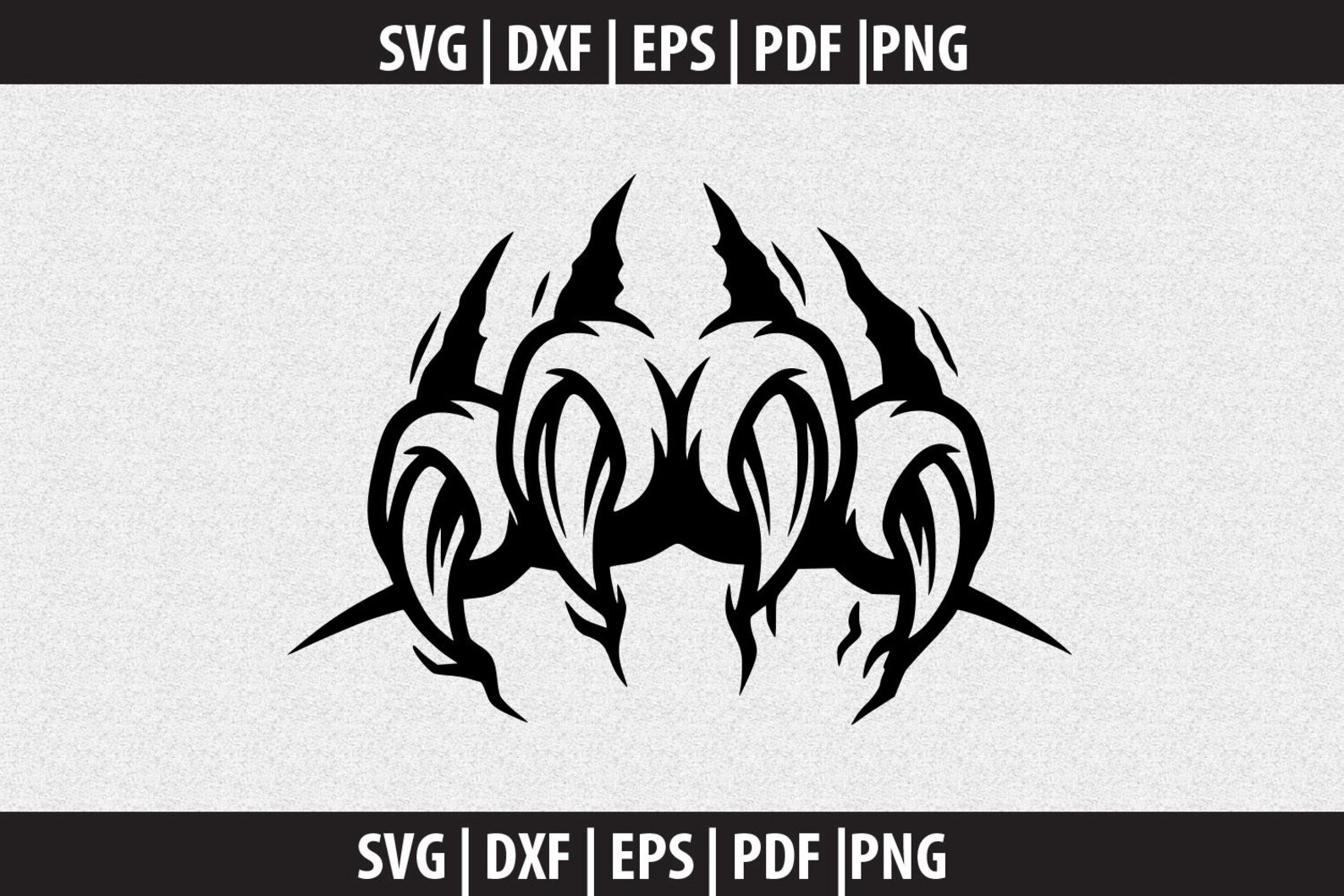 Wild Animal Claw Paw Ripped Sport Mascot Collage High School Vector SVG ...