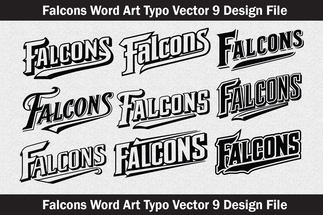 Falcons Svg,falcons Mascot Svg,falcons Cut File,falcons Vector,falcons ...