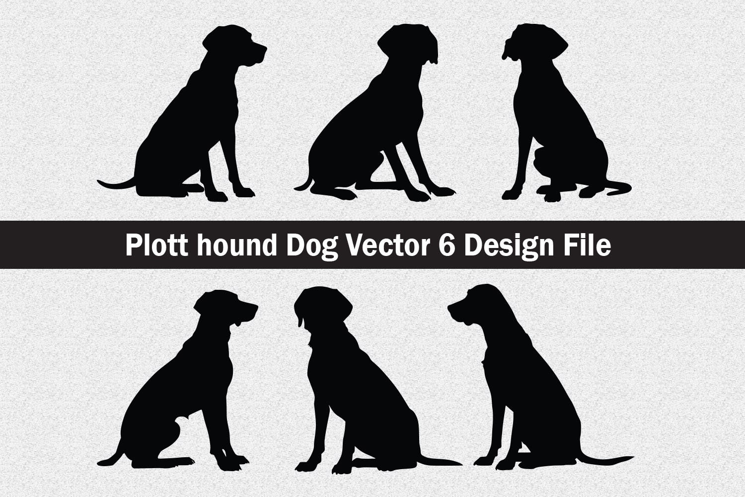 Plott Hound Dog Breed Silhouette Svg ,plott Hound Dog Svg,dog ...