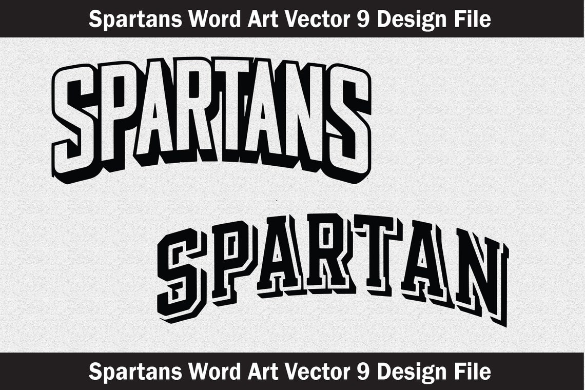Spartans Svg,spartans Mascot Svg,spartans Cut File,spartans Vector ...