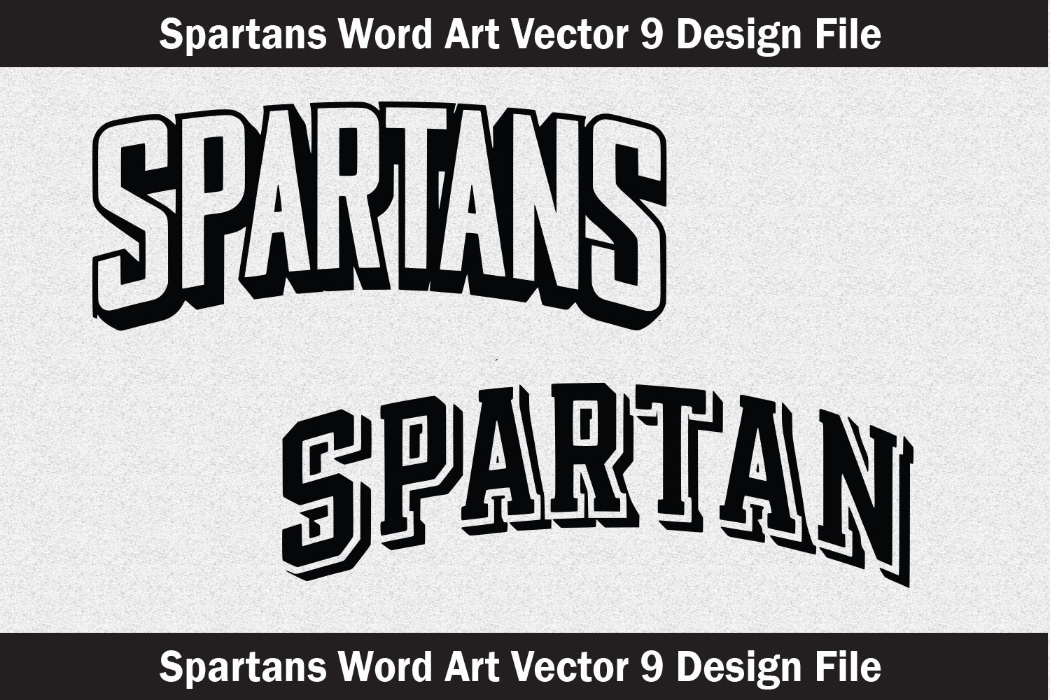 Spartans Word Art Vector (svg, Png, Eps, Dxf, Pdf) - Etsy