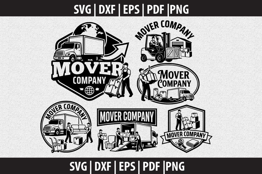 Funny Mover SVG, Moving Humor PNG, Sarcastic Mover Clipart Black White ...