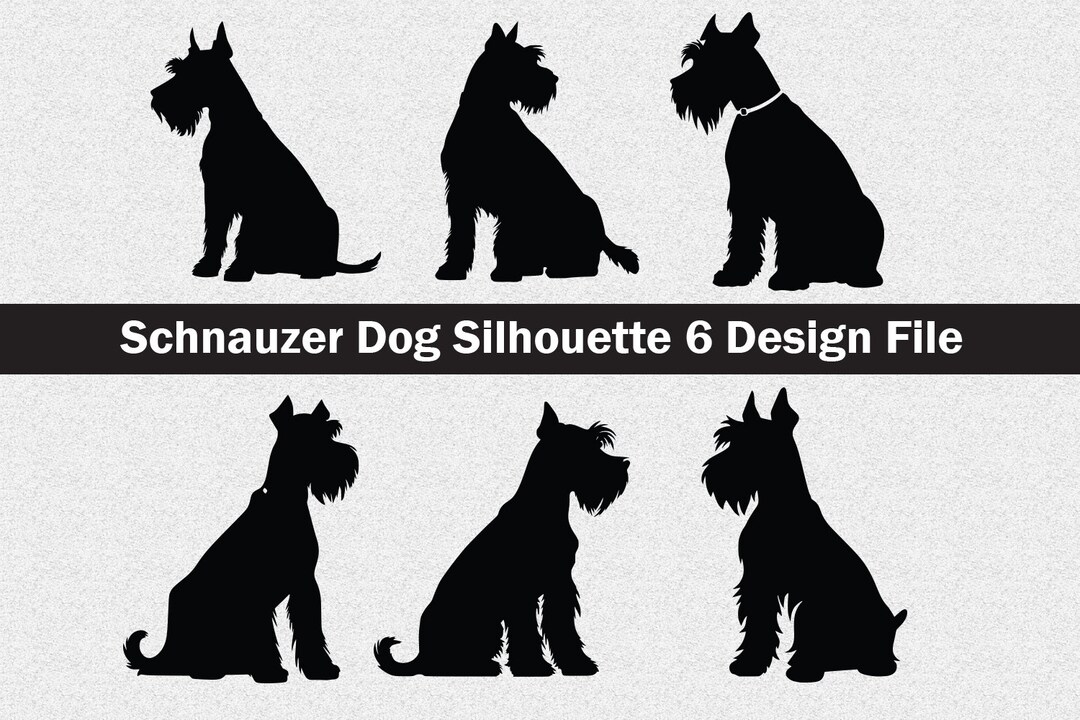 Schnauzer Dog Silhouette Svg Schnauzer Dog Svg,dog Silhouette ,dog Svg ...