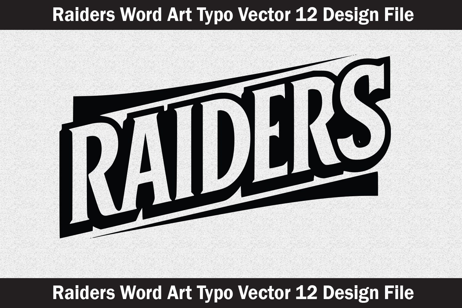 Raiders Word Art Typography Vector, Cut File (digital Download) - Etsy
