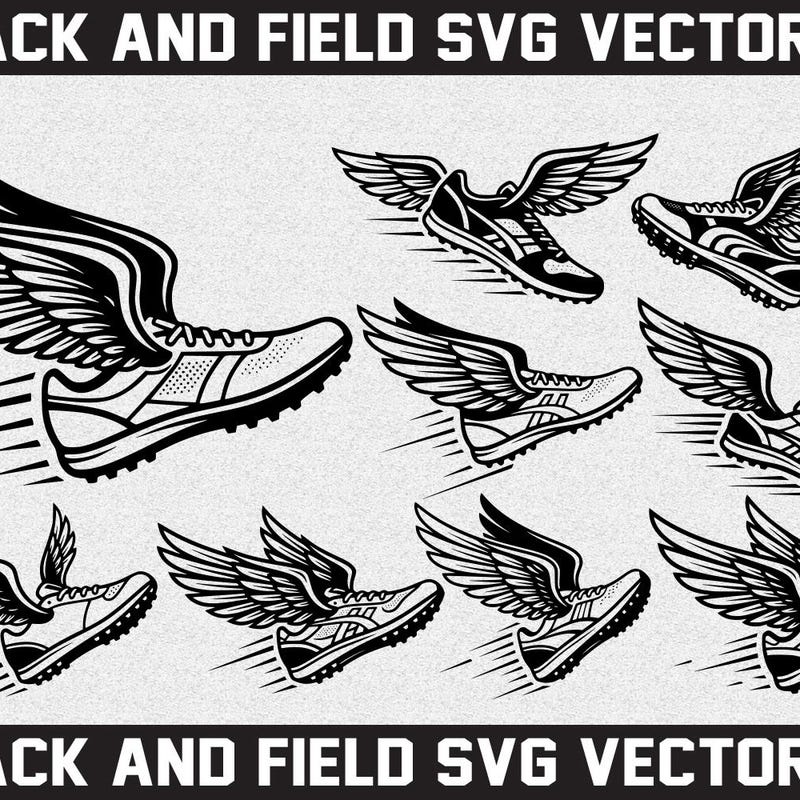 Track Shoe With Wings - Etsy