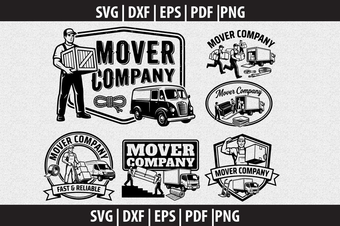 New Home Mover SVG, Home Moving PNG, Moving Day Clipart Black White ...