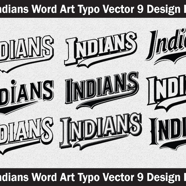Indians Svg - Etsy