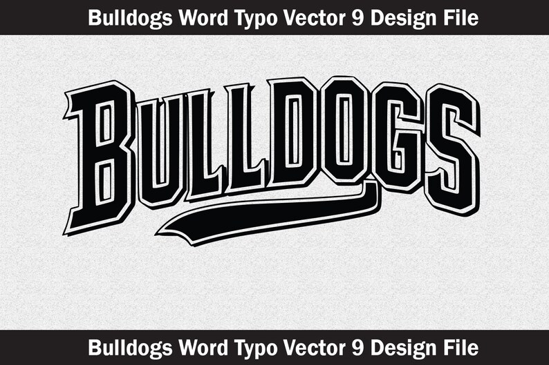Bulldogs Svg,bulldogs Mascot Svg,bulldogs Cut File,bulldogs Vector ...