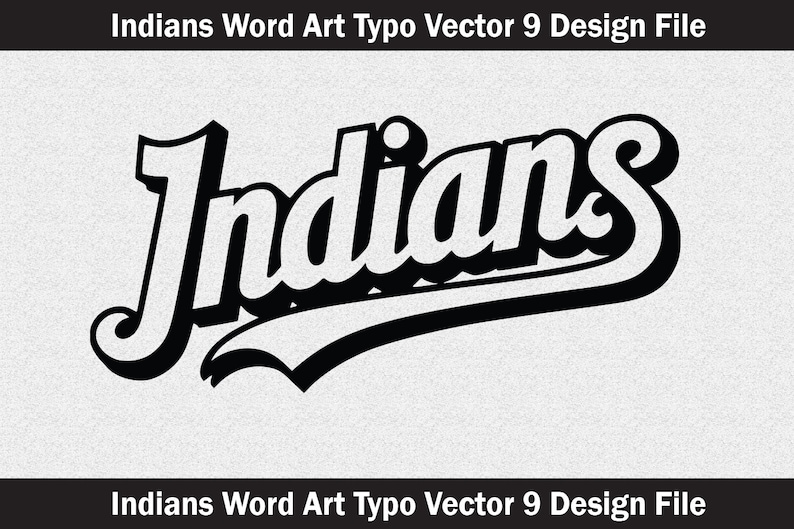 Indians Svg,indians Mascot Svg,indians Cut File,indians Vector,indians ...