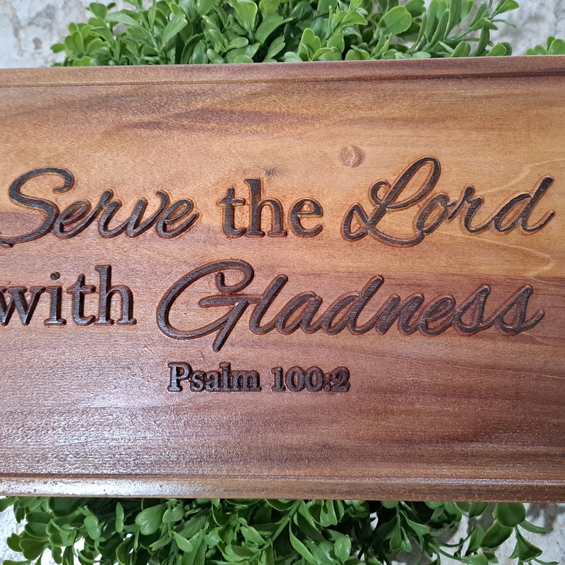 Bible Verse Plaque - Etsy