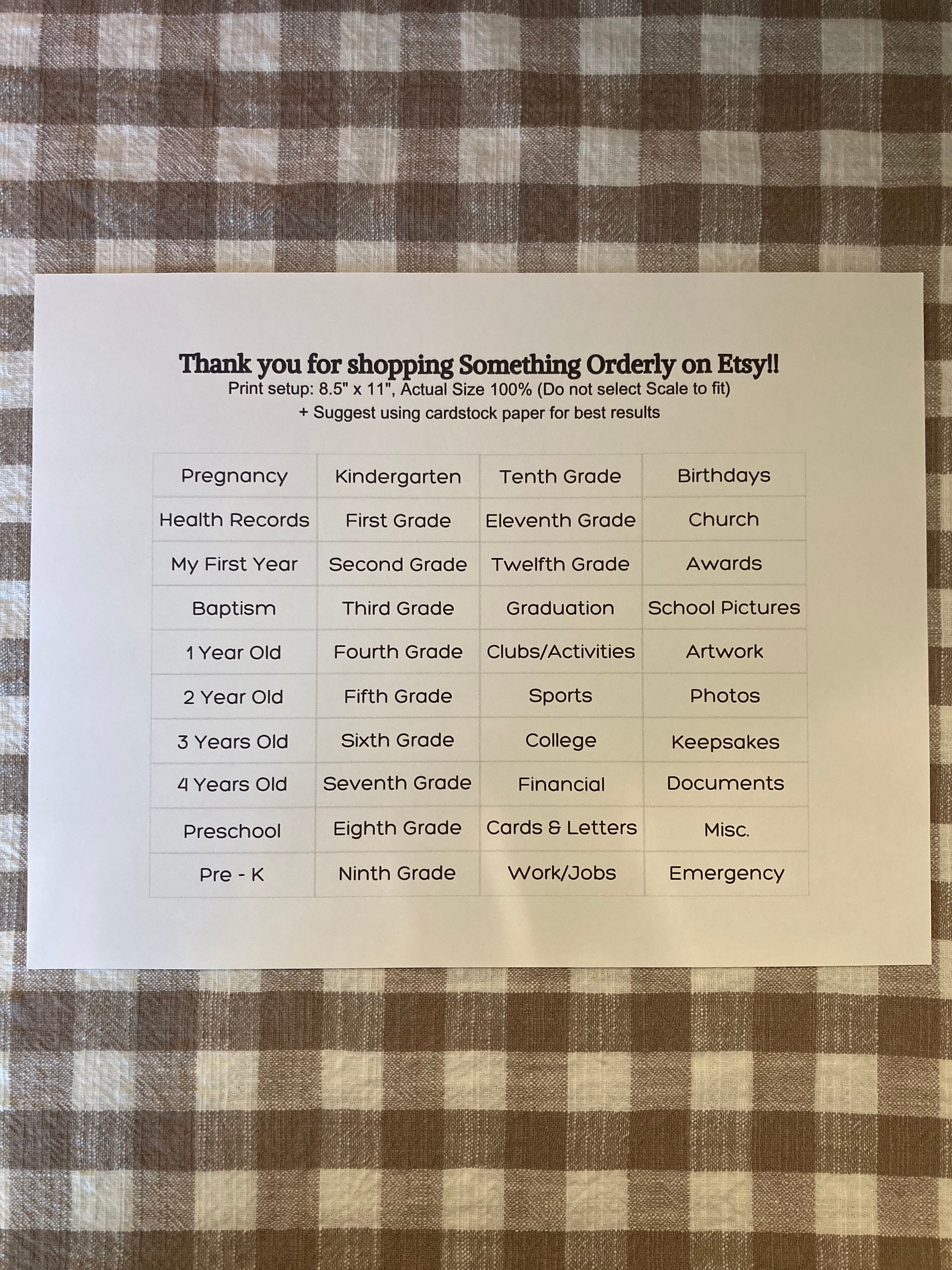 Printable Keepsake Tote Labels // Milestone Tote Labels // DIY School ...