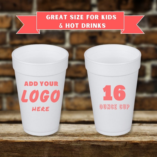 Printed Styrofoam Cups - Etsy