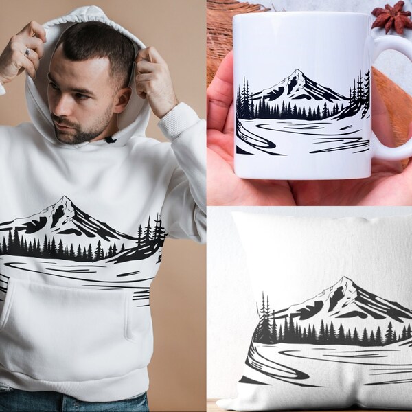 Mt. Hood Svg - Etsy