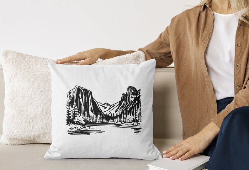 Yosemite Valley SVG -|- High Quality -|- Detailed Digital File ...