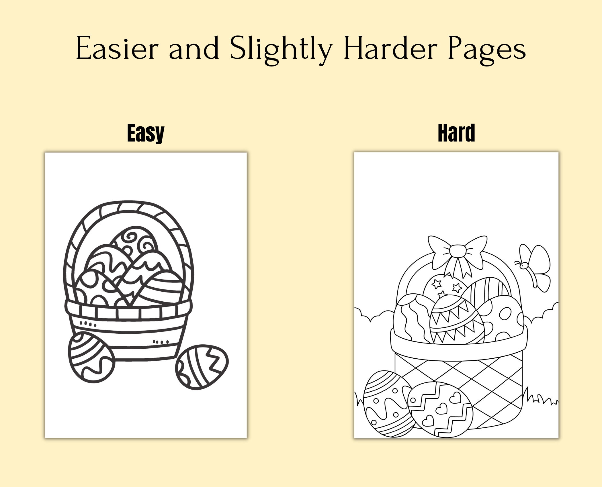 20 Easter Coloring Pages Printable Easter Coloring Pages Easter ...