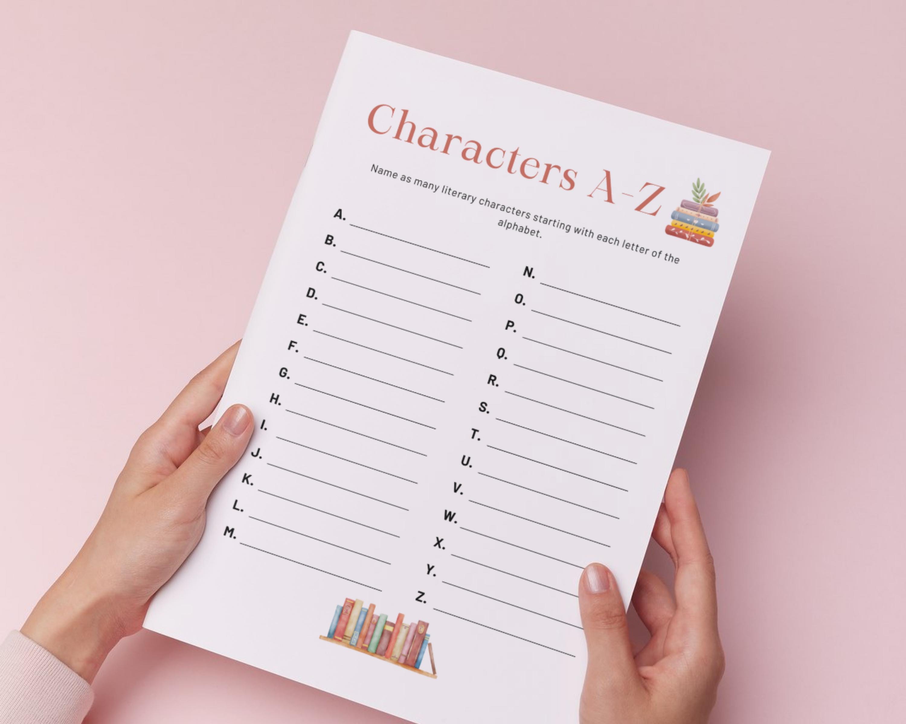 Book Club Games, Book Club Icebreakers, Book Club Activity, Printable ...