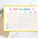 Back to School Roll and Share Game, Dicebreaker Game for Kids, Teacher ...