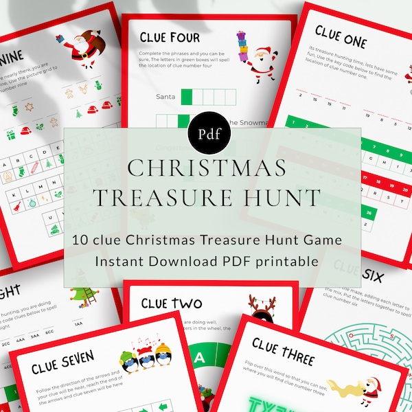 Christmas Treasure Hunt - Etsy UK