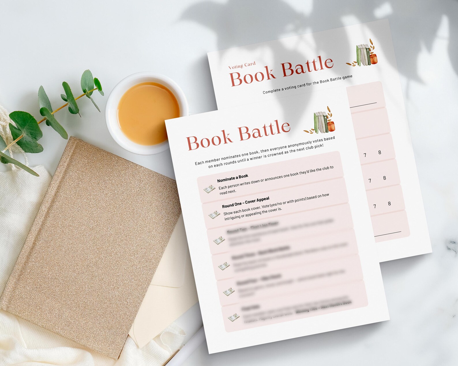 Book Club Games, Book Club Icebreaker Games, Printable Games for Book ...